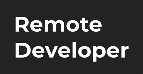 Pro Php Software Engineer Remote Developer