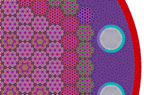 2 D Generic Heat Pipe Microreactor Ghpmr Model Mesh Vtb