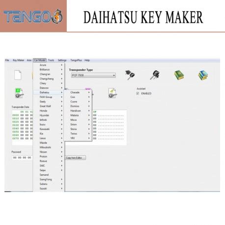 DAIHATSU KEY MAKER
