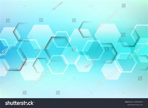 Abstract Geometric Hexagon Pattern Background Vector Stock Vector Royalty Free 2209299973