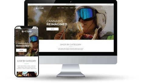 Blaze Ecom Website Layouts For Cannabis Retailers