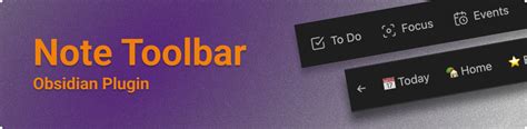 new plugin note toolbar add flexible toolbars to your notes share and showcase obsidian forum