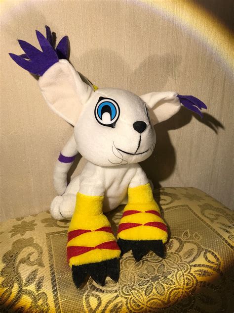 Japan 90s Vintage Digimon Plush Toy Tailmon New Evolution Plush Doll Digimon Adventure Japan