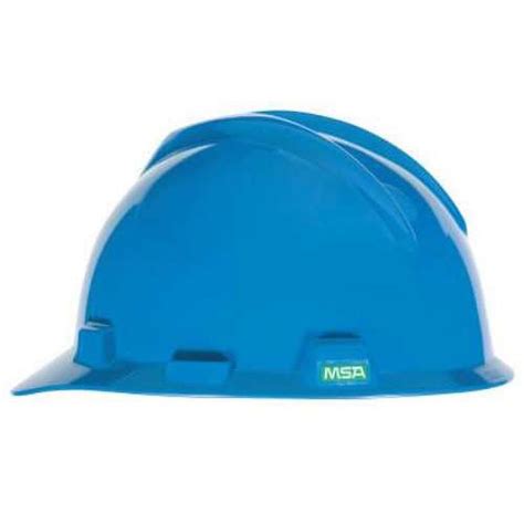 V Gard® Slotted Hard Hat Cap Staz On® Suspension Blue