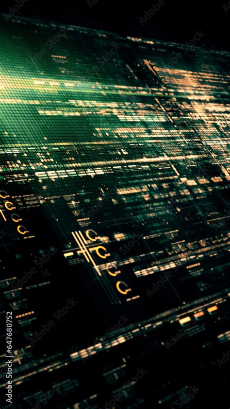 Vertical Format Advanced Data Matrix Simulation With A Dynamic And