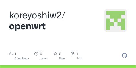 Github Koreyoshiw2openwrt