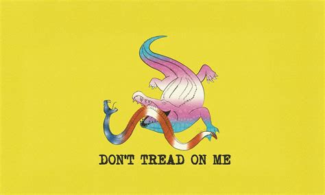 Dont Tread On Me Trans Flag Magnet Etsy