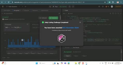 Devansh Agarwal On Linkedin Dailychallenge Consistency Leetcode