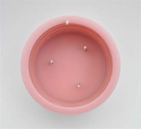 Candy Cane Scented Round Spiral Candle Spiral Melt