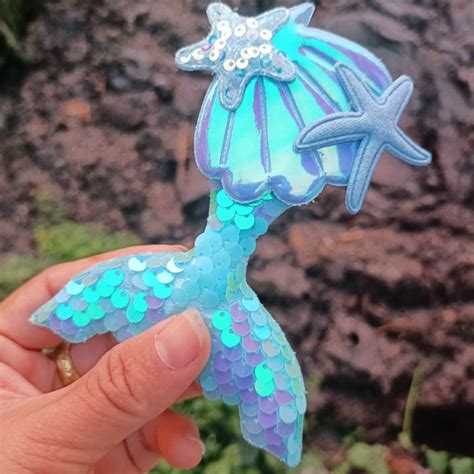 กิ๊บติดผม นางเงือกน้อย หอย ปลาดาว ตีเกร็ดหางวิบวับ เด็กๆชอบ น่ารักมาก พร้อมส่งในไทย Shopee