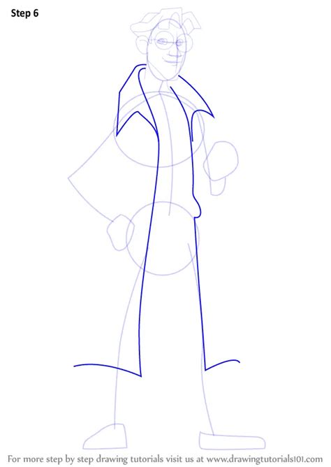 Step By Step How To Draw Milo From Atlantis The Lost Empire DrawingTutorials101 Com