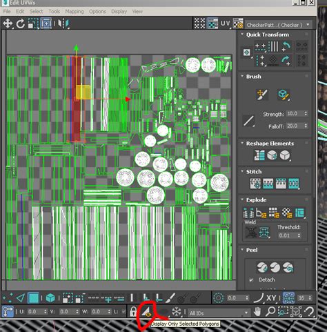 Hide Elements Unselected During Unwrap Autodesk Community