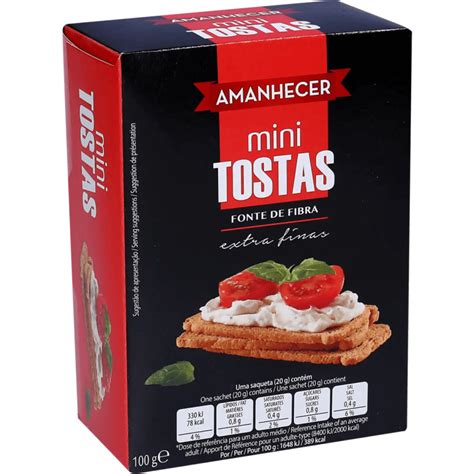 Mini Tostas De Trigo Amanhecer Am Frutas