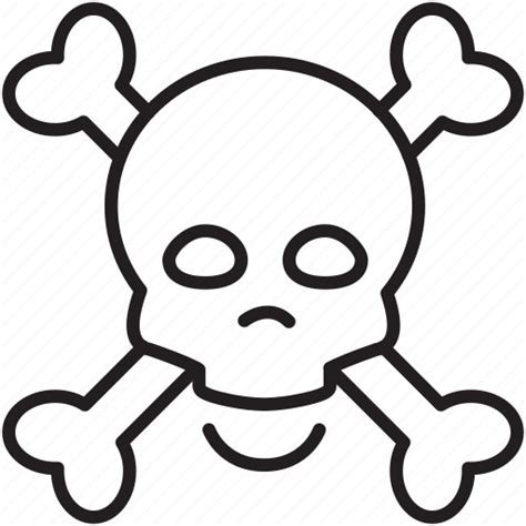 Caution Danger Lethal Poison Sign Skull Warning Icon Download
