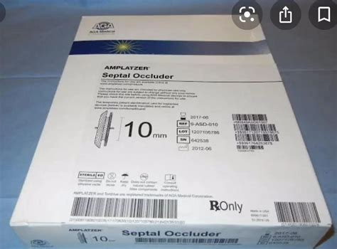Amplatzer Asd Device Occluder 5 Fr At ₹ 30000 Piece In New Delhi Id 2852760333288