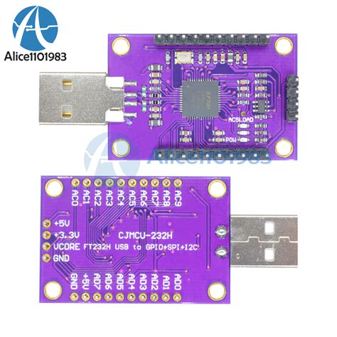 cjmcu ft232h high speed multifunction usb to jtag uart fifo spi i2c module ebay