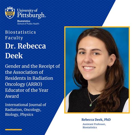 Pitt Biostatistics On Linkedin Dr Rebecca Deek Has A Recent Publication In The International