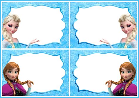 Frozen Party Food Labels Free Printable — Calendars 123