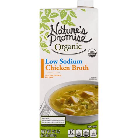 Food Lion Natures Promise Organic Chicken Broth Low Sodium Same Day