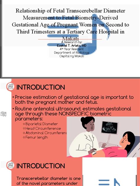 Relationship Of Fetal Transcerebellar Diameter Measurement To Fetal Pdf Pregnancy Health