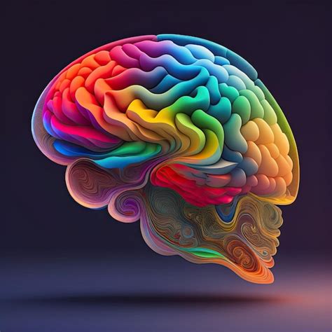 Premium Ai Image Abstract Brain