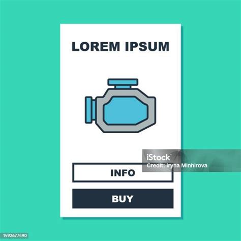 채워진 윤곽선 청록색 배경에 분리된 엔진 아이콘을 확인합니다 벡터 가득 찬에 대한 스톡 벡터 아트 및 기타 이미지 가득 찬 감지기 경계 표지 Istock