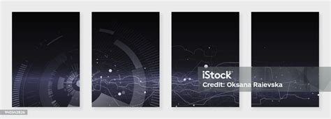 최소한의 안내 책자 서식 파일이입니다 어두운 배경에 추상 디지털 텍스처입니다 기술 공상 과학 개념 추상적인 벡터 디자인입니다 전단지 전단지 브로슈어 보고서 프레 젠 테이 션