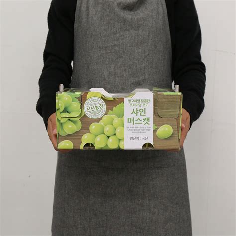 신선농장 15brix 샤인머스캣 15kg박스 배민 장보기∙쇼핑