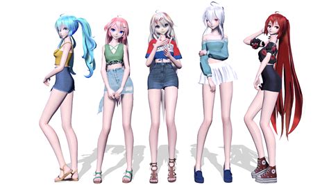 Tda Summer Pack Dl Models By Marsissey On Deviantart