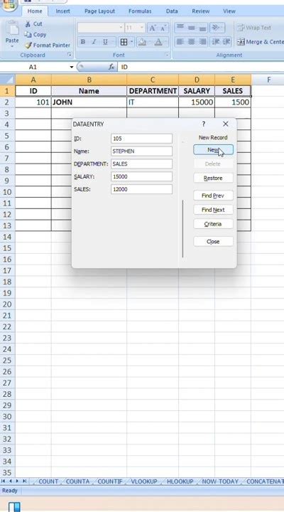 Fastest Way To Enter Data In Excel Shorts Excel Exceltips Tipsandtricks Youtube