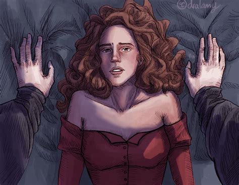 Dralamy Dramione Dramione Fan Art Harry Potter Severus Snape