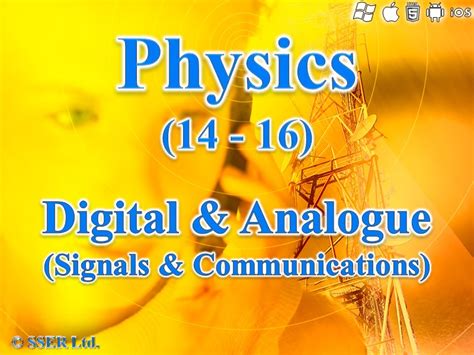 Phy44 Digital And Analogue Signals Teaching Resources