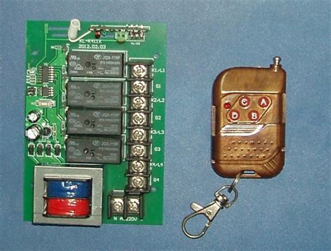 Ac 220v 4ch Rf Wireless Remote Control Switch Syst Vicedeal