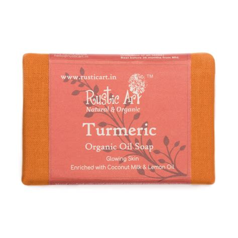 Buy Rustic Art Organic Turmeric Soap Online
