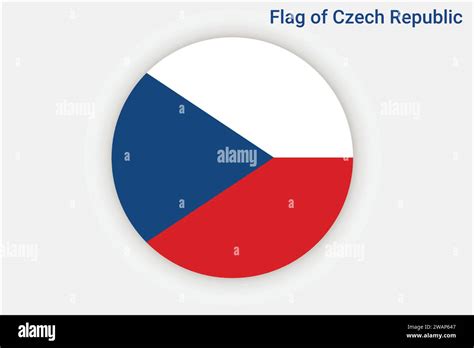 High Detailed Flag Of Czech Republic National Czech Republic Flag