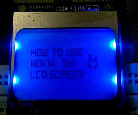 How To Use Nokia 5110 Lcd Screen With Arduino Lcd Arduino Nokia