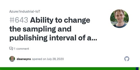 Ability To Change The Sampling And Publishing Interval Of A Published Item Issue Azure