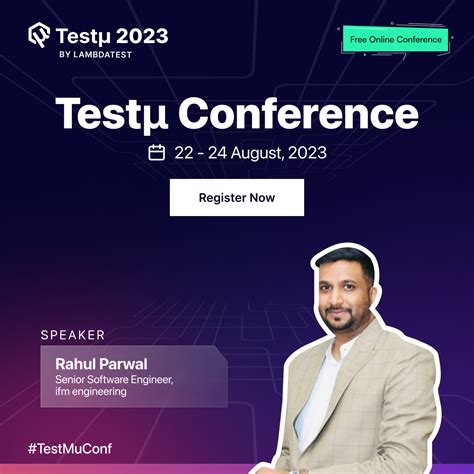 10 Reasons Why You Should Attend The Testμ Conference 2023 Rahuls Testing Titbits