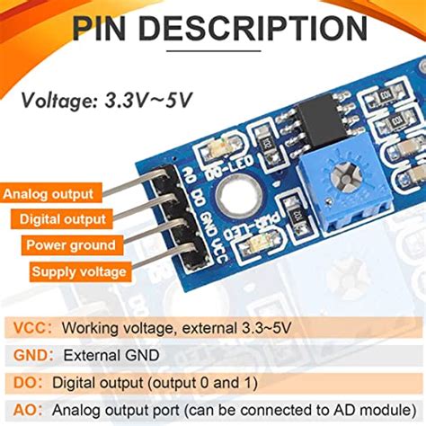 Daokai Ir Flame Sensor Module 5pcs 3 3v 5v Detector Smartsense Fire Source Detection Board