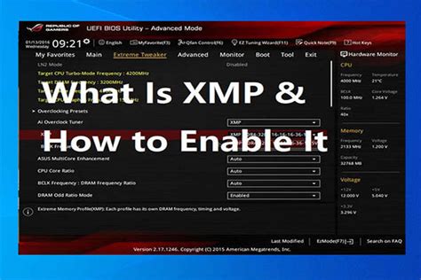 What Is XMP Profile And How To Enable It To Speed Up RAM MiniTool Partition Wizard