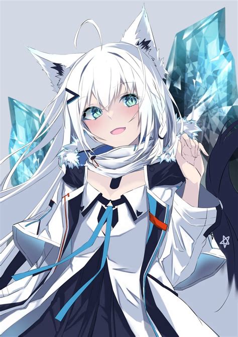 Shirakami Fubuki Hololive Drawn By Sella Norito Danbooru