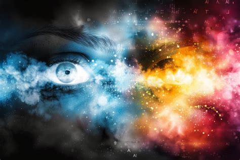 Ai Brain With Colorful Neural Connections Symbolizing Advanced Technology Cognitive Processes