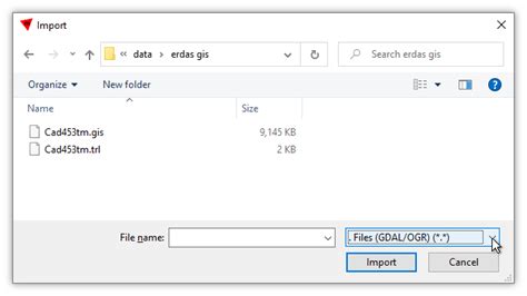 Example Import Erdas Gis With Gdal And Assign Coordinate System