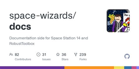 Github Space Wizardsdocs Documentation Side For Space Station 14 And Robusttoolbox