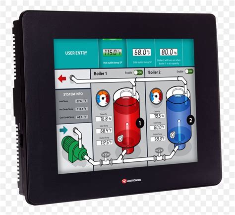 Programmable Logic Controllers Unitronics User Interface Hmi Png 750x750px Programmable Logic