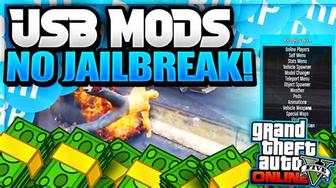 Gta 5 Online New Usb Mod Menu Tutorial No Jailbreak 127128 Get