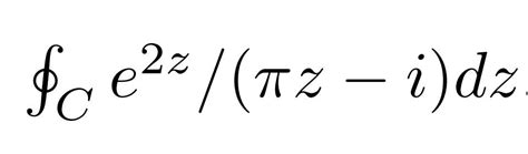 Solved Using The Cauchy Integral Formula Calculate The