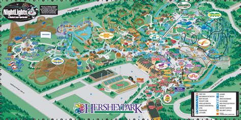 Hershey Park Map Printable