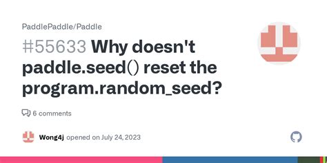 Why Doesnt Ed Reset The Programrandomseed · Issue 55633