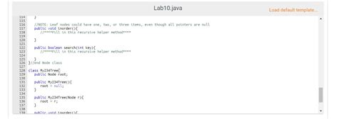 In This Lab You Will Implement An Inorder Traversal